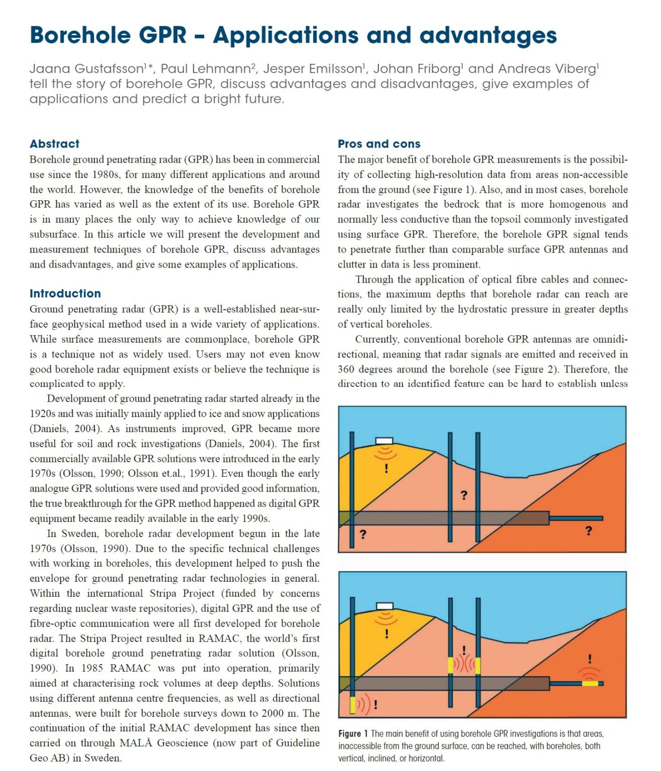 Guideline Geo contribute again to EAGE First Break magazine